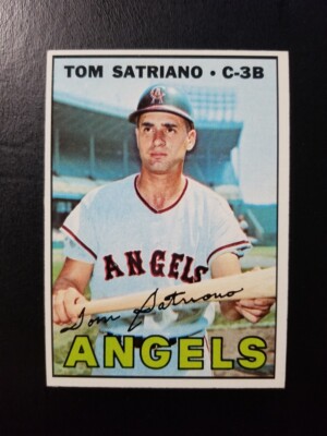 TOM SATRIANO 1967 TOPPS BASEBALL CARD # 343 CALIFORNIA ANGELS | eBay