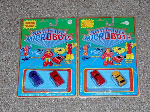 1988 Imperial Toys Convertible Microbots Lot of 2 Sets New MOC ...