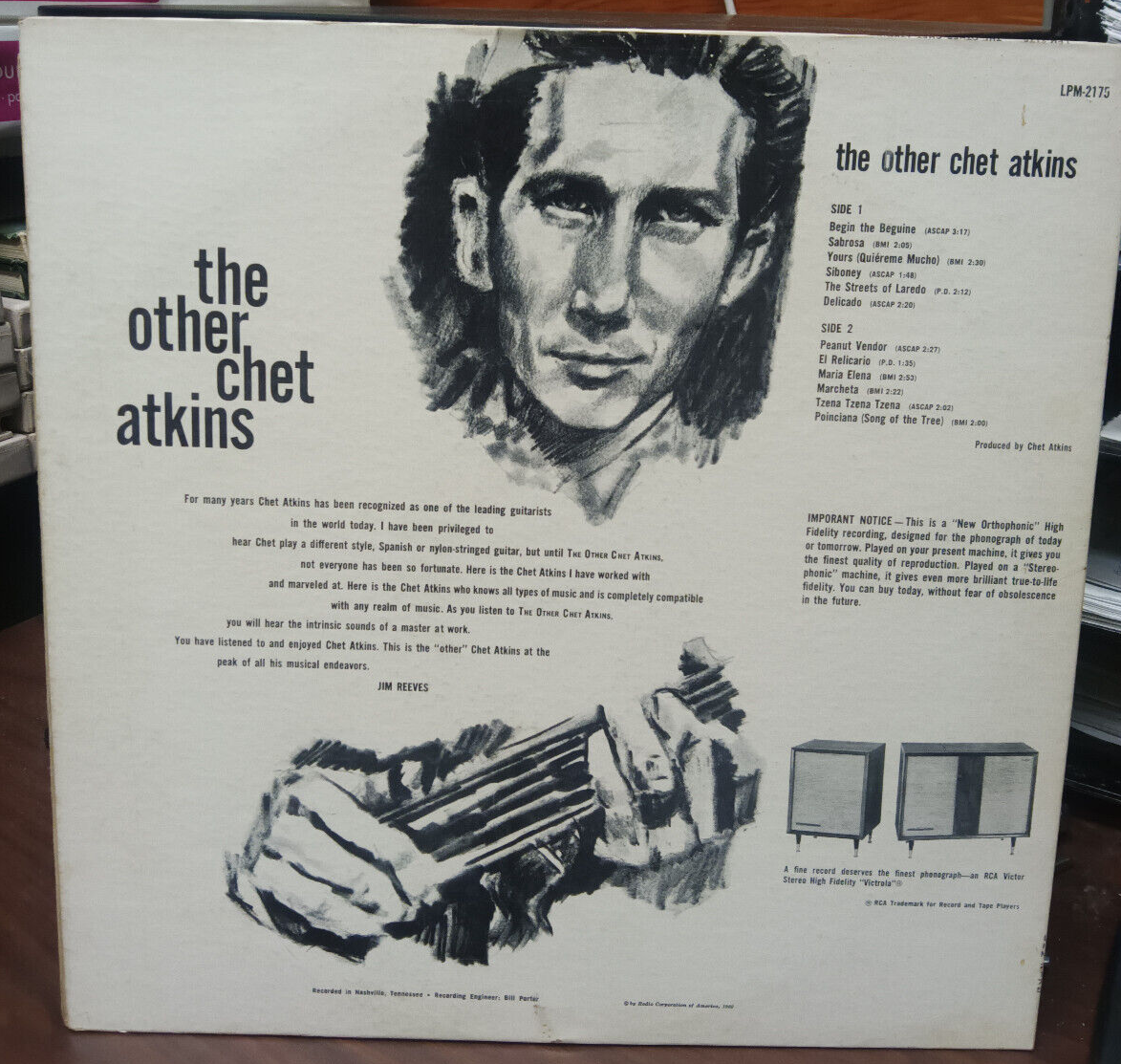 The Other Chet Atkins Vinyl, LP 1960 RCA Victor ‎# LPM-2175 VG | eBay