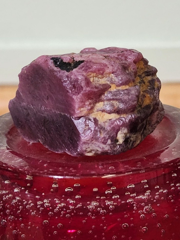 Red Ruby Specimen, Natural Very Large Rare Ruby/Sapphire. Raw Corundum ...