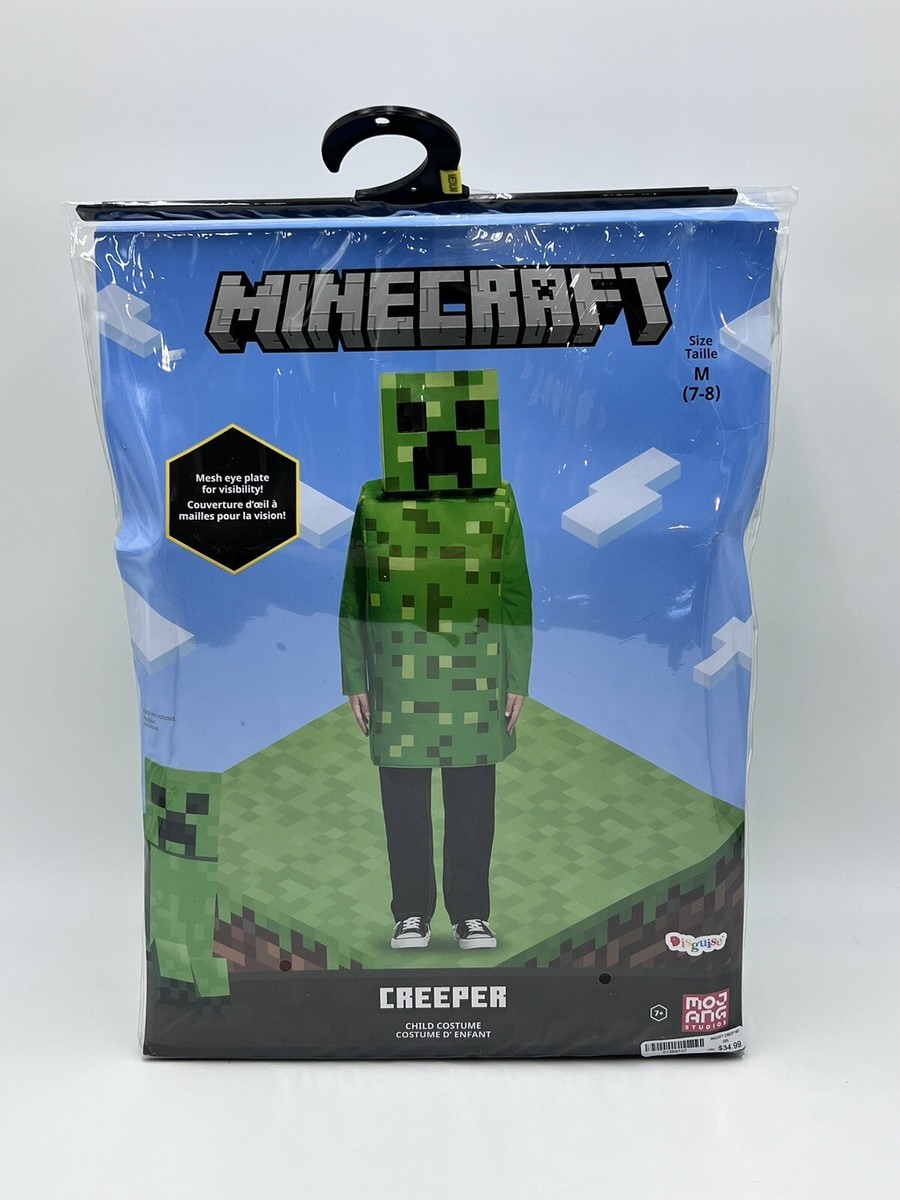 Minecraft Creeper Halloween Costume Disguise | Accessories | New