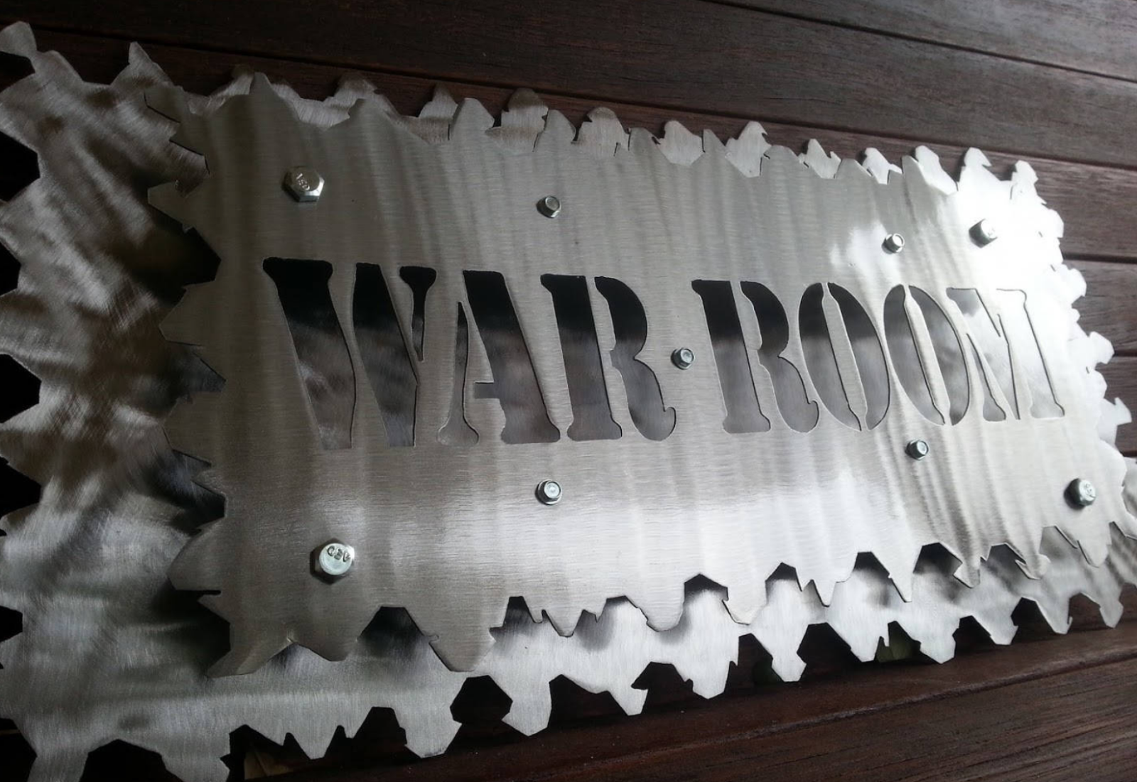 War Room sign, Plasma cut 2 layer steel sign CNC ,Steel Art, prayer ...