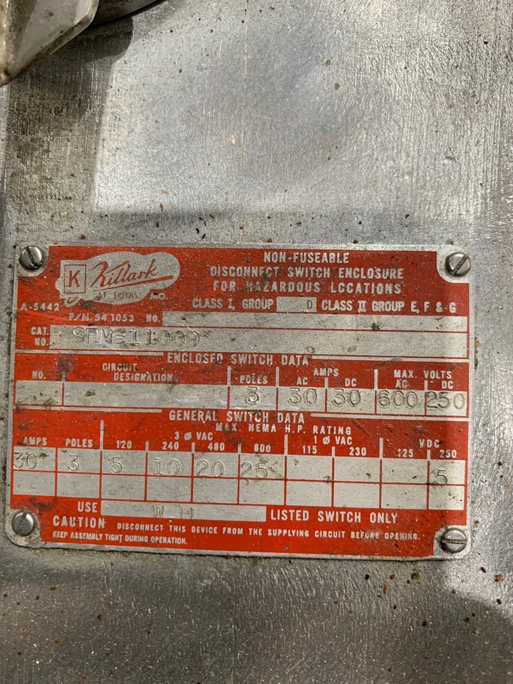 Killark Explosion Proof Enclosure | eBay