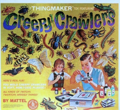 Vintage Toys Mattel Creepy Crawlers Reproduction Poster Print ...