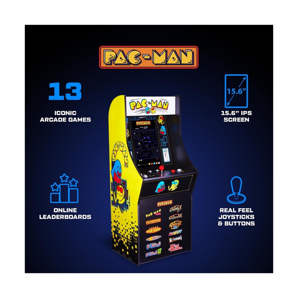 Multi Game Arcade Machine - Includes 13 Super Fun Retro Games - 4 Feet ...