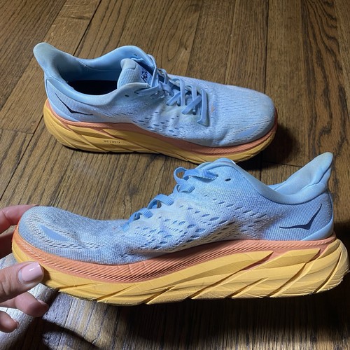 Hoka One One Clifton 8 Women s Summer Song Ice Flow EUC Size 9B EBay hoka-one-one-clifton-8-women-s-summer-song-ice-flow-euc-size-9b-ebay