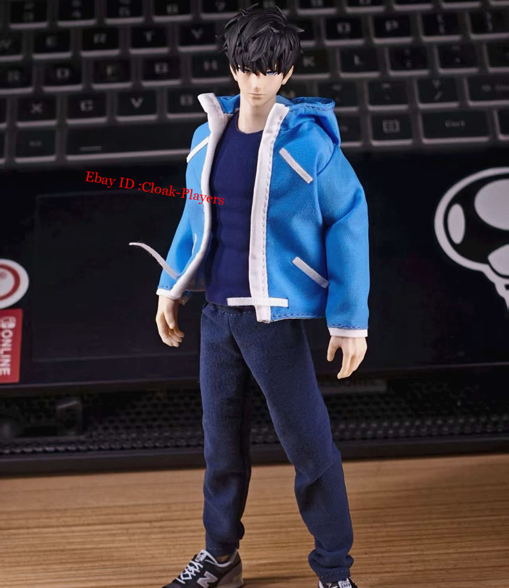 1/12 Custom Coat Set For 6'' Sung Jin-Woo Action Figure Body（No Figure ...