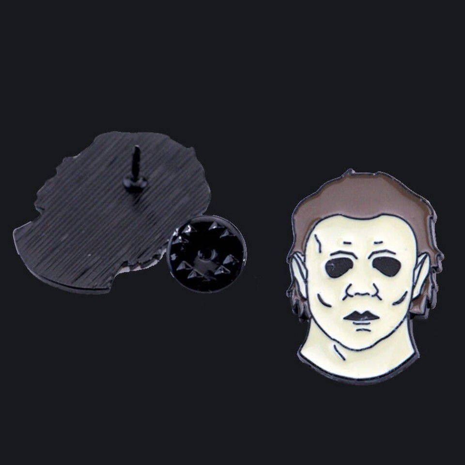 Halloween Inspired Michael Myers Mask Enamel Pin Horror Free Shipping ...