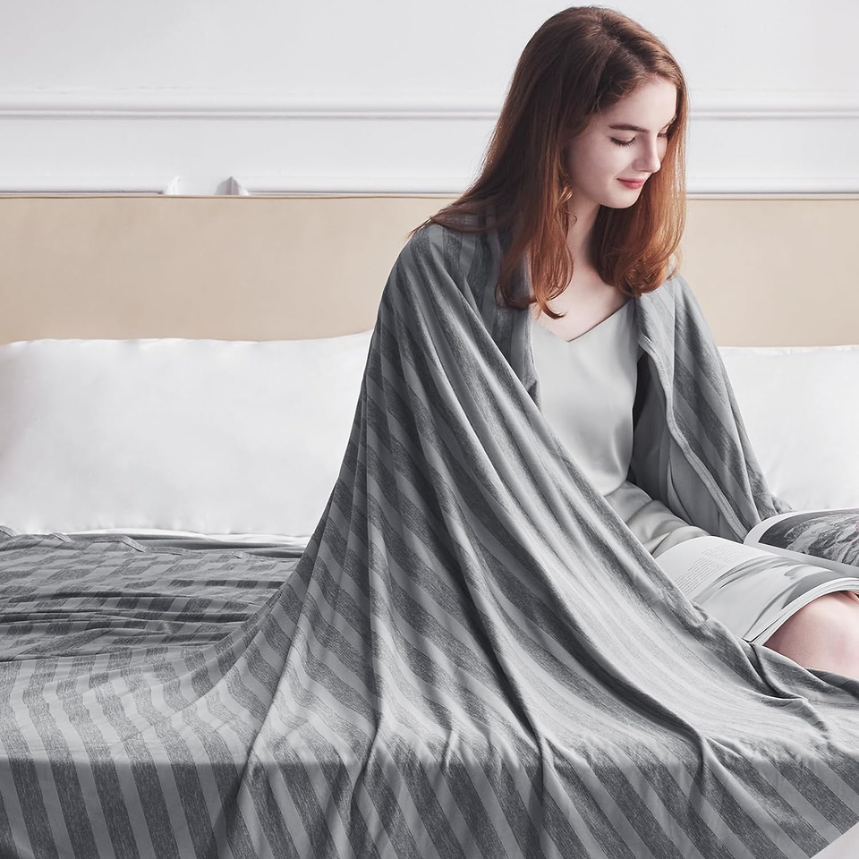 Cooling Throw Blanket for Hot Sleepers Arc Chill Q Max 0.5 Cool Fiber ...