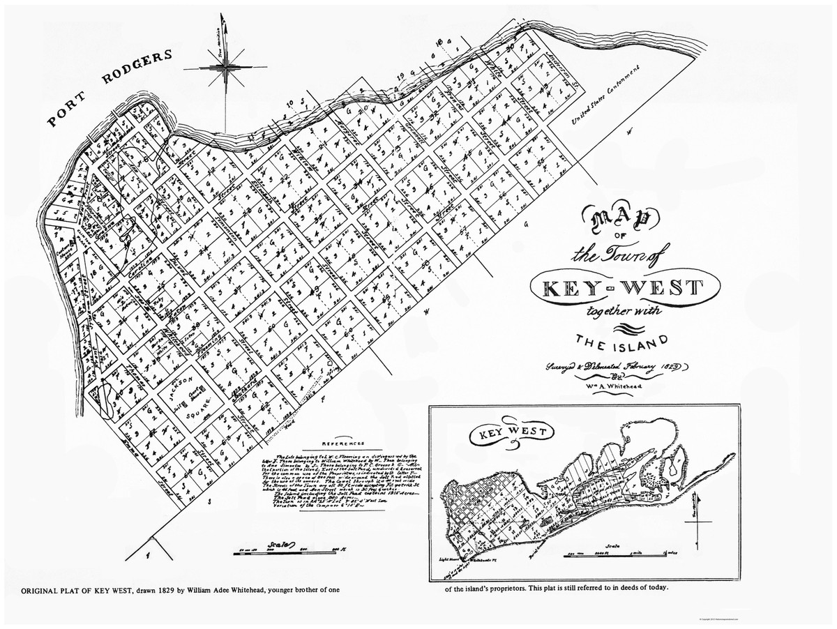 Key West Street Map