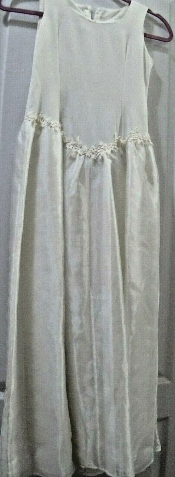 #110 White Child Bride Dress Fairy Angel Size Small Halloween Cosplay ...