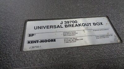 Kent Moore J-39700 100 Pin Breakout Box Tool with 6 Overlays SK2965 ...