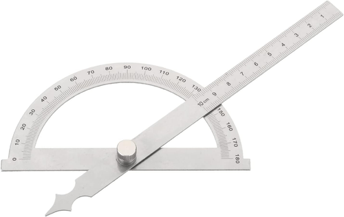 Stainless Steel Protractor 180° round Head Angle Finder with 150Mm ...