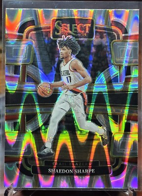 2023-24 Select Shaedon Sharpe Concourse Tectonic Prizm Trail Blazers | eBay