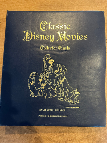 Classic Disney Movies Collector Panels Postal Commemorative Book Set ...
