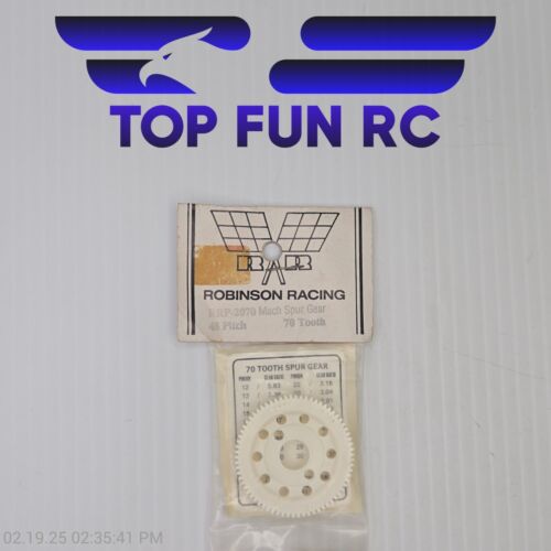 Robinson Racing 2070 Mach Spur Gear 48P Spur 70 Tooth | eBay