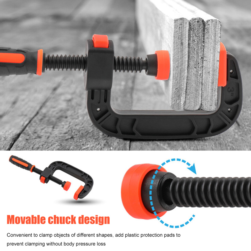 Quick Release G Type Strong Clamp for Woodwork C Clamping Device (3 ...