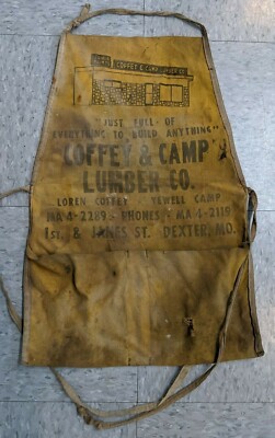 Coffey & Camp Lumber Co Dexter MO Nail Apron Loren Coffey & Yewell Camp ...