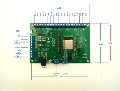 GRBL / FluidNC 6 axis breakout board control | Grelly UK