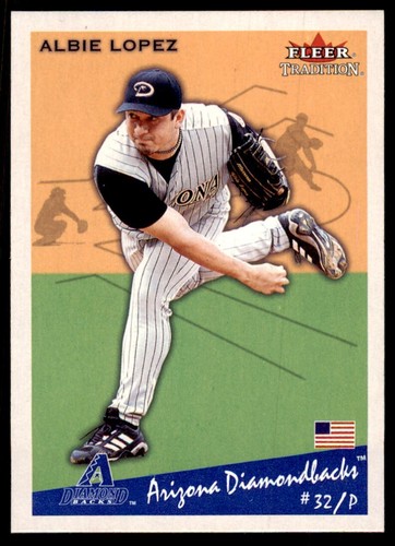 2002 Fleer Tradition Albie Lopez Baseball Cards #384 | eBay