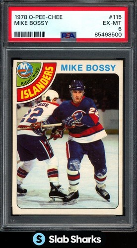 1978 O-PEE-CHEE OPC #115 MIKE BOSSY ROOKIE RC EX-MT PSA 6 | eBay