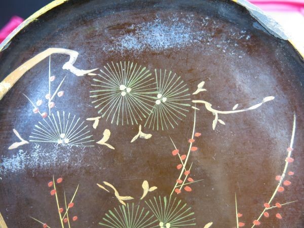 B. Lacquerware Plate with Pine and Plum Design, Edo Period, Kansai ...
