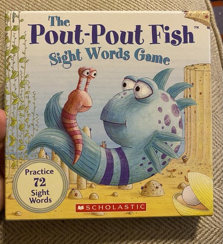 !! Scholastic The Pout-Pout Fish Sight Words Game Excellent Used ...