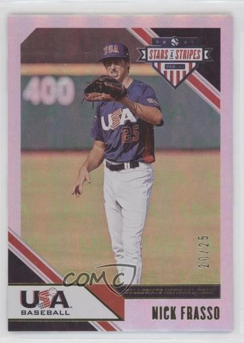 2020 USA Baseball Stars & Stripes Longevity Team Logo Gold /25 Nick ...
