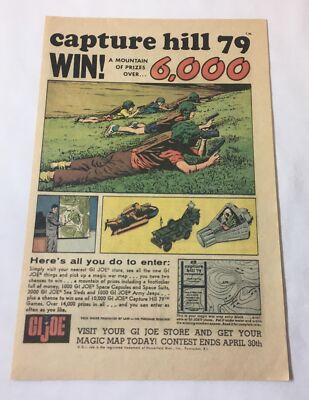 1967 GI JOE ad page ~ CAPTURE HILL 79 | eBay