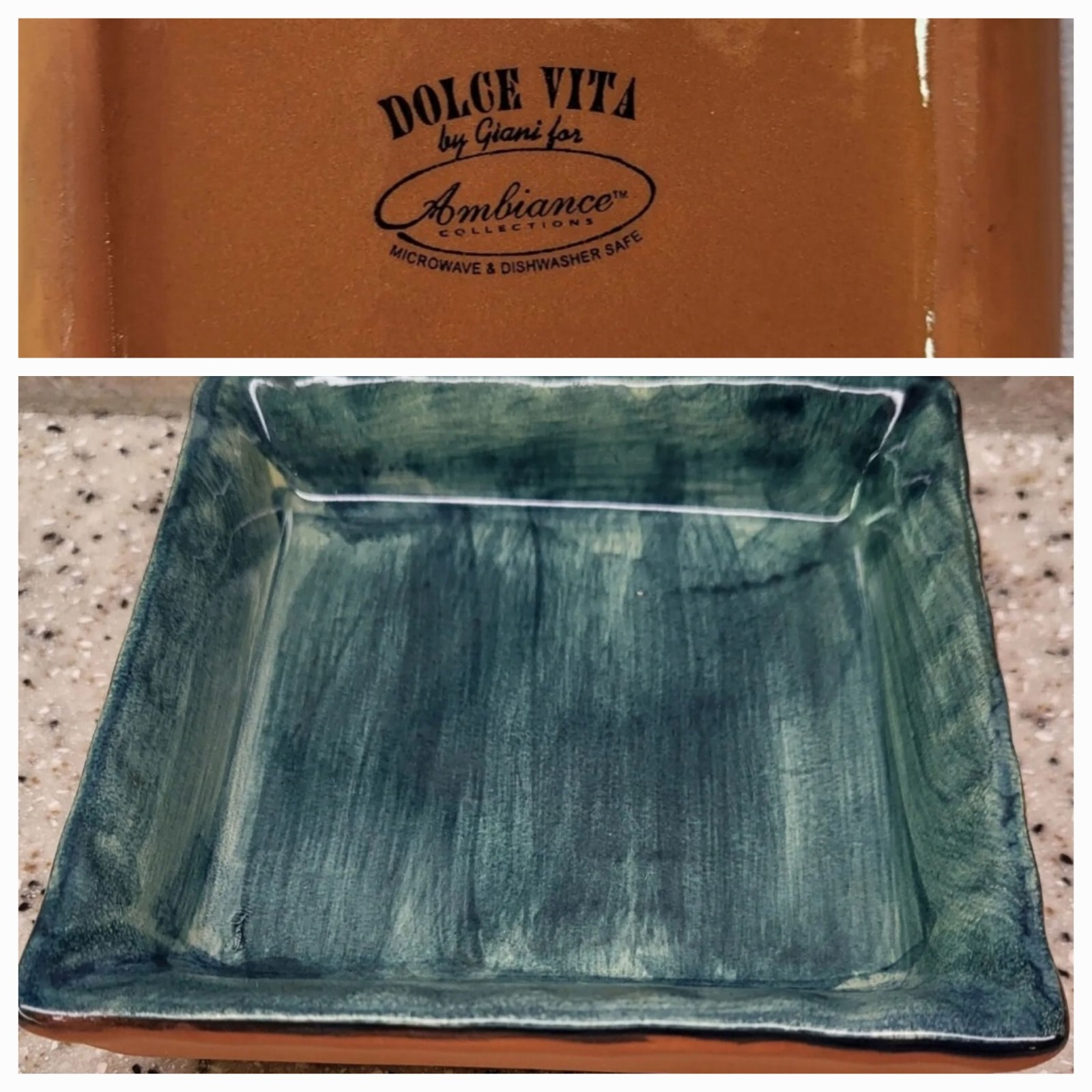DOLCE VITA by GIANI Ambiance Collection Tray Dish Hand Painted | eBay