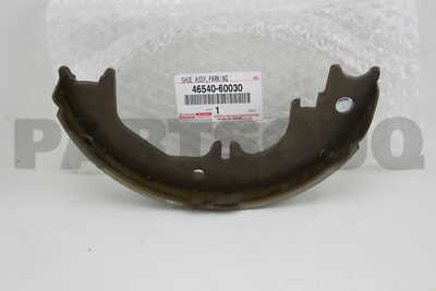 4654060030 Genuine Toyota SHOE ASSY, PARKING BRAKE, RH OR CENTER NO.1 ...