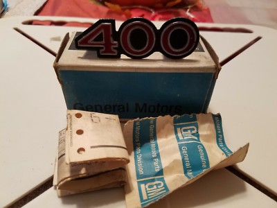 Nos gm 400 Emblem Chevrolet Pontiac Oldsmobile Buick Gran Sport 494551 ...