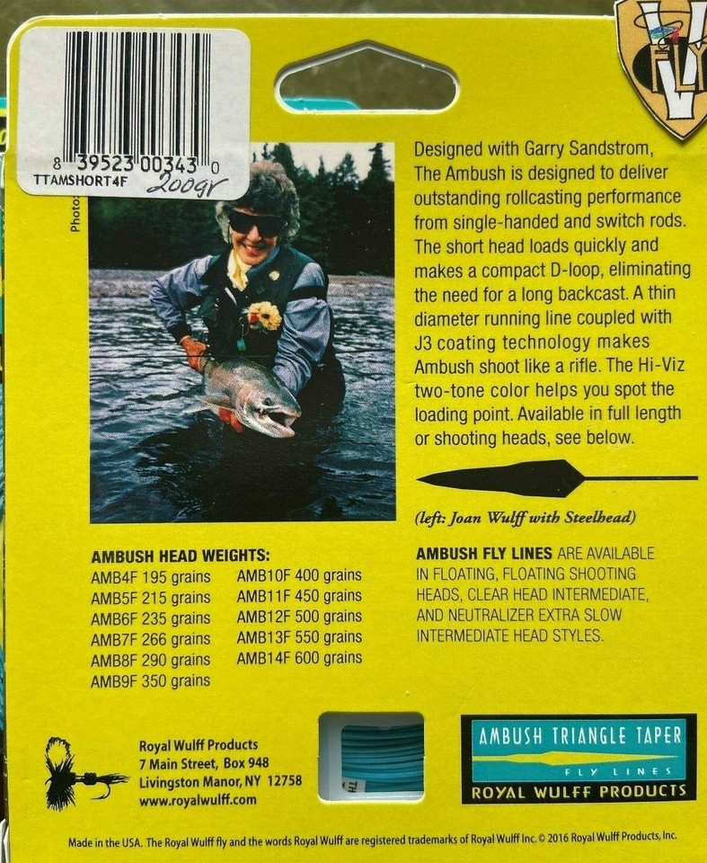 Special Offer Royal Wulff TT Ambush Short Integrated Skagit Floating ...