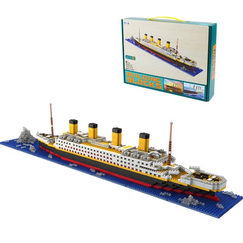 Titanic Building Blos Small Diamond Particles Diy Puzzle Toy Ship For ...