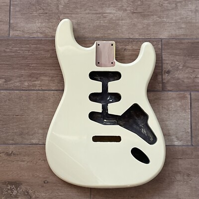 NEW Strat BODY for Fender Strat Alder Vintage Blonde Stratocaster SSS ...