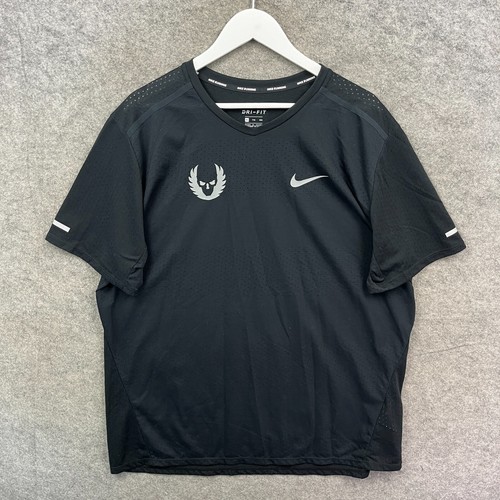 Nike Shirt Mens XXL 2XL Black Oregon Project Breathe Rise Dri Fit ...