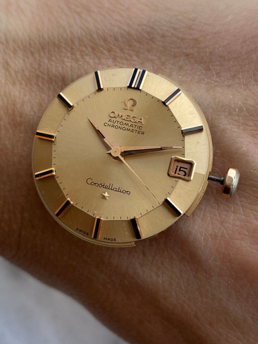 Omega Constellation Pie Pan Gold 18k Dial &Movement Automatic 561 Swiss ...
