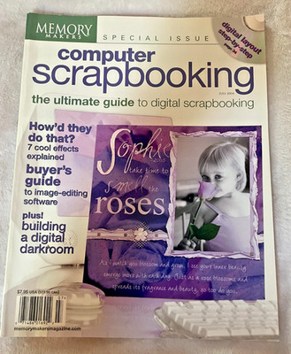 COMPUTER SCRAPBOOKING SPECIAL ISSUE, MEMORY MAKERS, 2004, New, Vintage ...