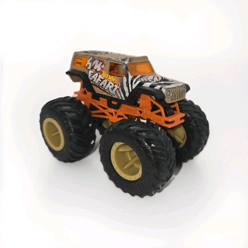 Hot Wheels Monster Truck Jam HW Safari 75 Jeep 1:64 Zebra Stripes ...