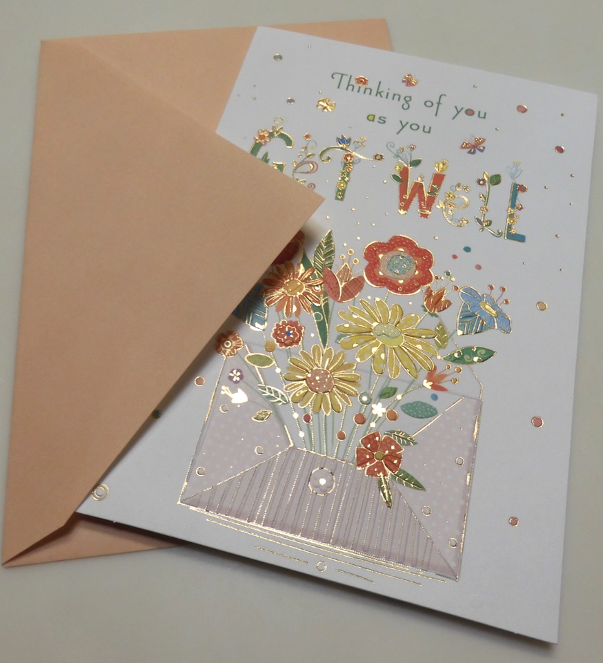 2 American Greetings Cards Turnowsky Thinking of You as You Get Well | eBay