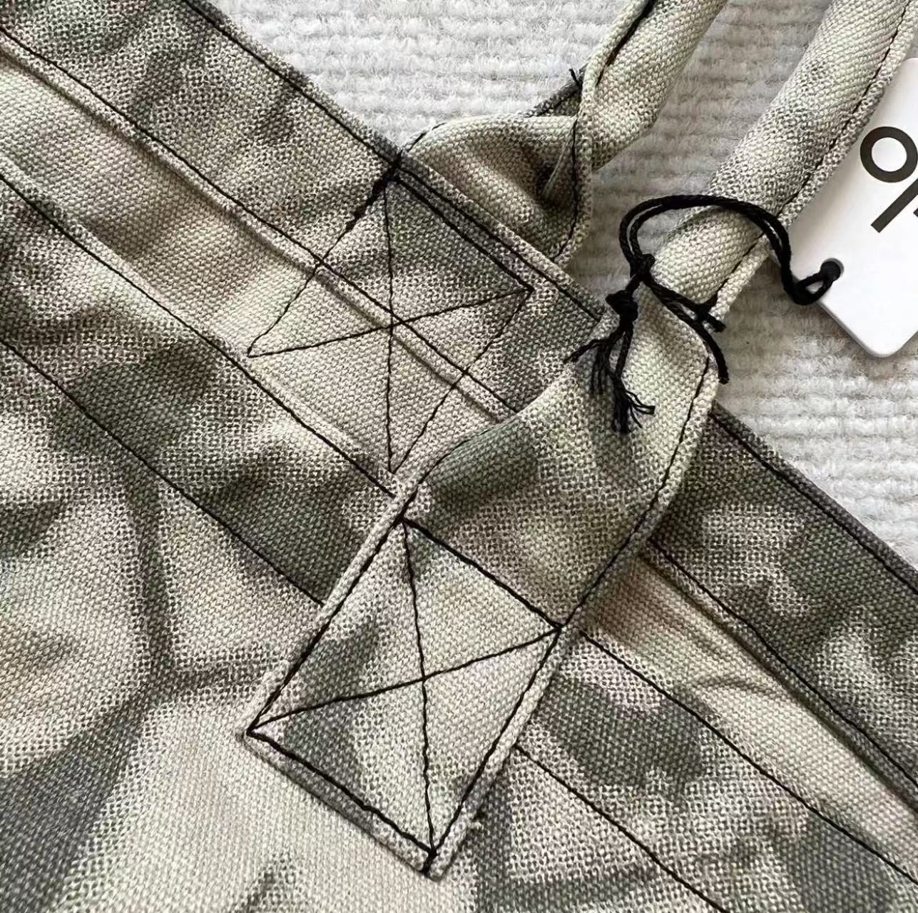 ALO Yoga Large Gray Tie Dye Tote Bag Gym Beach Travel Carryall Canvas ...