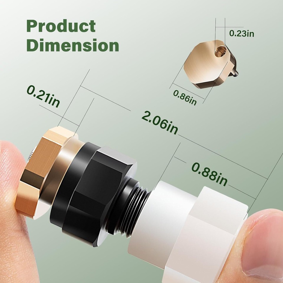 BN2BP125FWX-CS Boomless Nozzle Full Pattern 16 Foot Broadcast Spray 2 ...