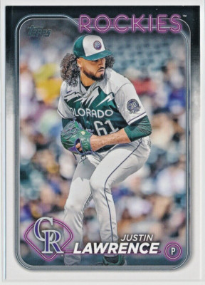 2024 Topps Series 1 - Justin Lawrence - Colorado Rockies - Base - #259 ...