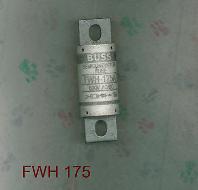 BUSS FWH-175 FUSE 175 AMP 500 VOLT FWH175 FWH-175 | eBay