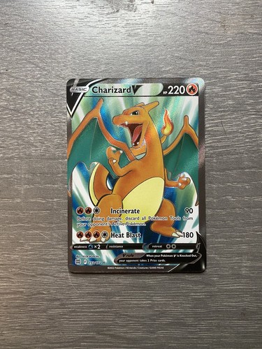 2022 Pokemon Charizard V - Full Art Brilliant Stars Card #153/172 ...