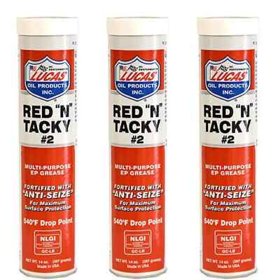 Lucas Oil 10005-30 Red N Tacky Multi-Purpose Grease 14 oz. Cartridges ...
