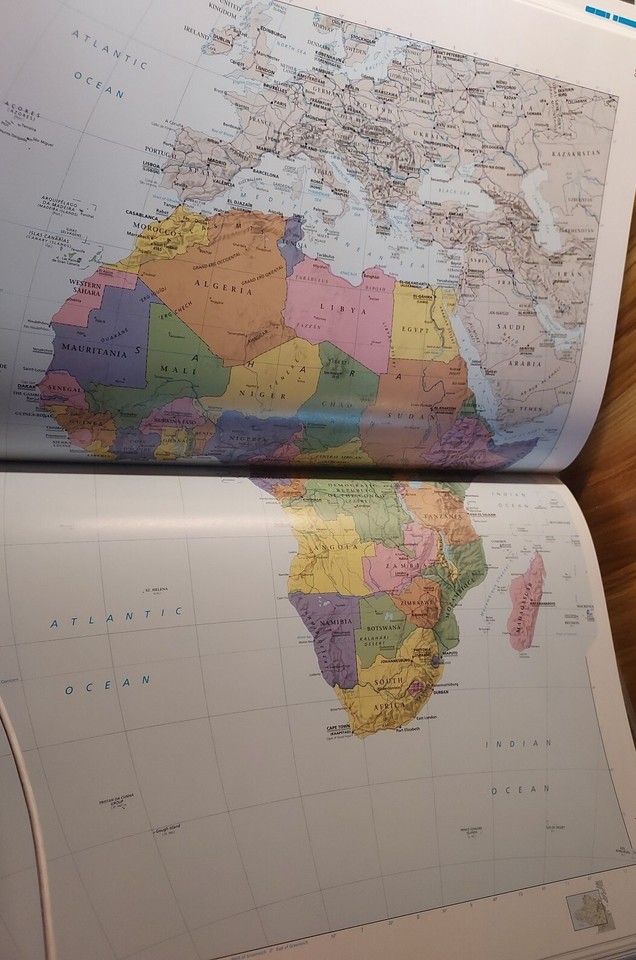 The World Book Atlas 2006 Rand McNally Planet Map Earth | eBay