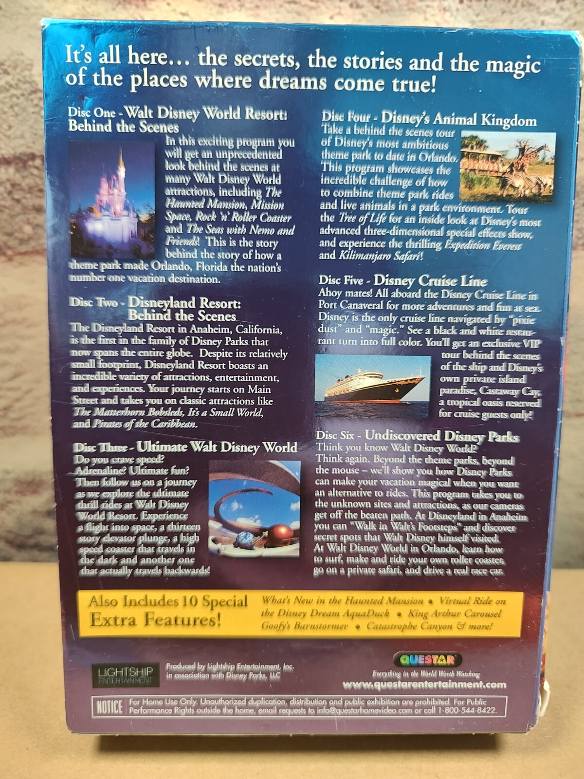 Disney Parks: The Secrets, Stories, and Magic Behind the Scenes (DVD ...