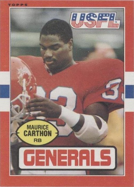 1985 Topps USFL - #78 Maurice Carthon (RC) for sale online | eBay