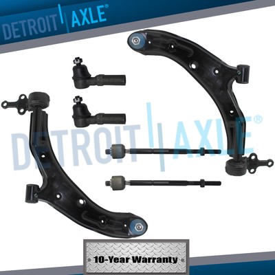 New 6pc Complete Lower Front Control Arm Set + Suspension Kit for ...